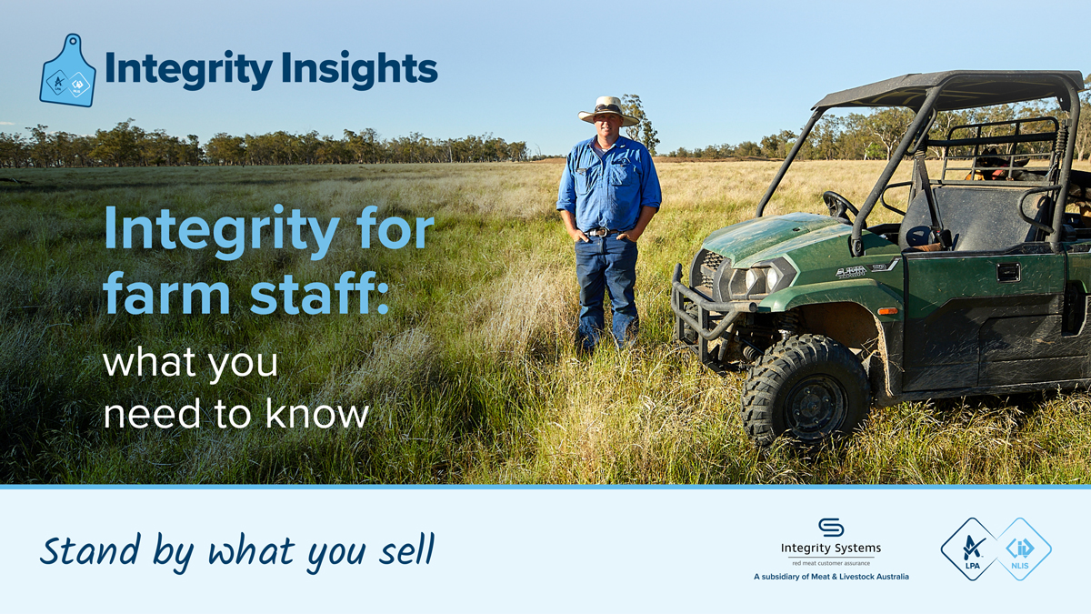 Integrity for farm staff: what you need to know | Integrity Systems
