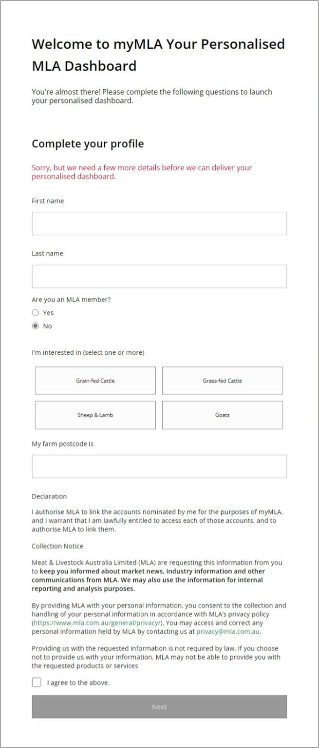 How to create a new myMLA account and link your accounts | Integrity ...